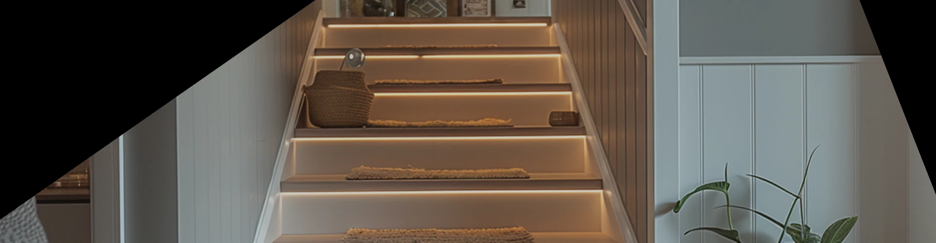 LED Leiste Treppe | indirekte Treppenbeleuchtung mit Leisten