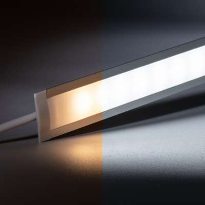 24V Aluminium Einbau LED Leiste schmal – Farbtemperatur | leds24.com
