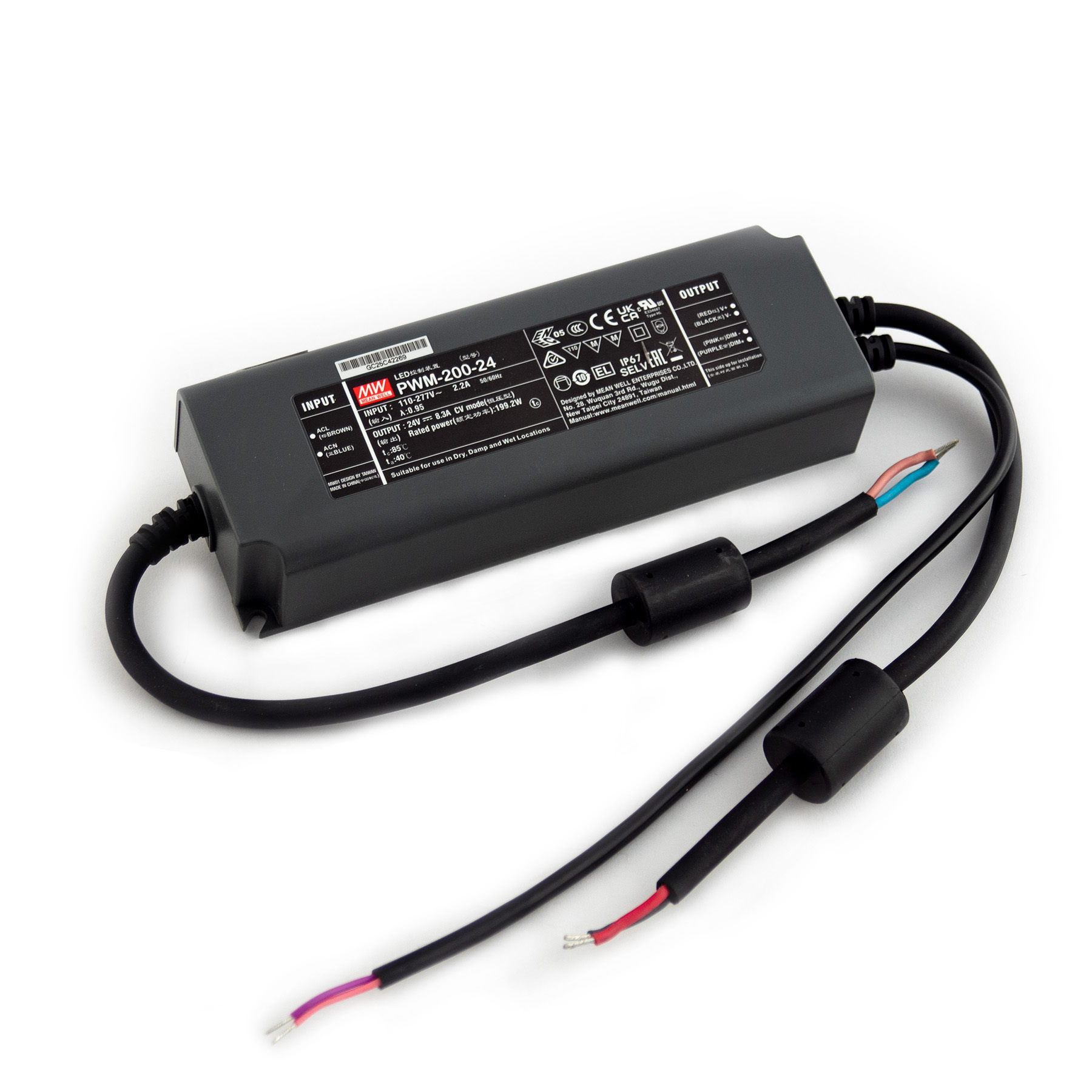 Mean Well, 24V DC - Netzteil mit PWM-Ausgang - 8,3A - 199,2 | leds24.com