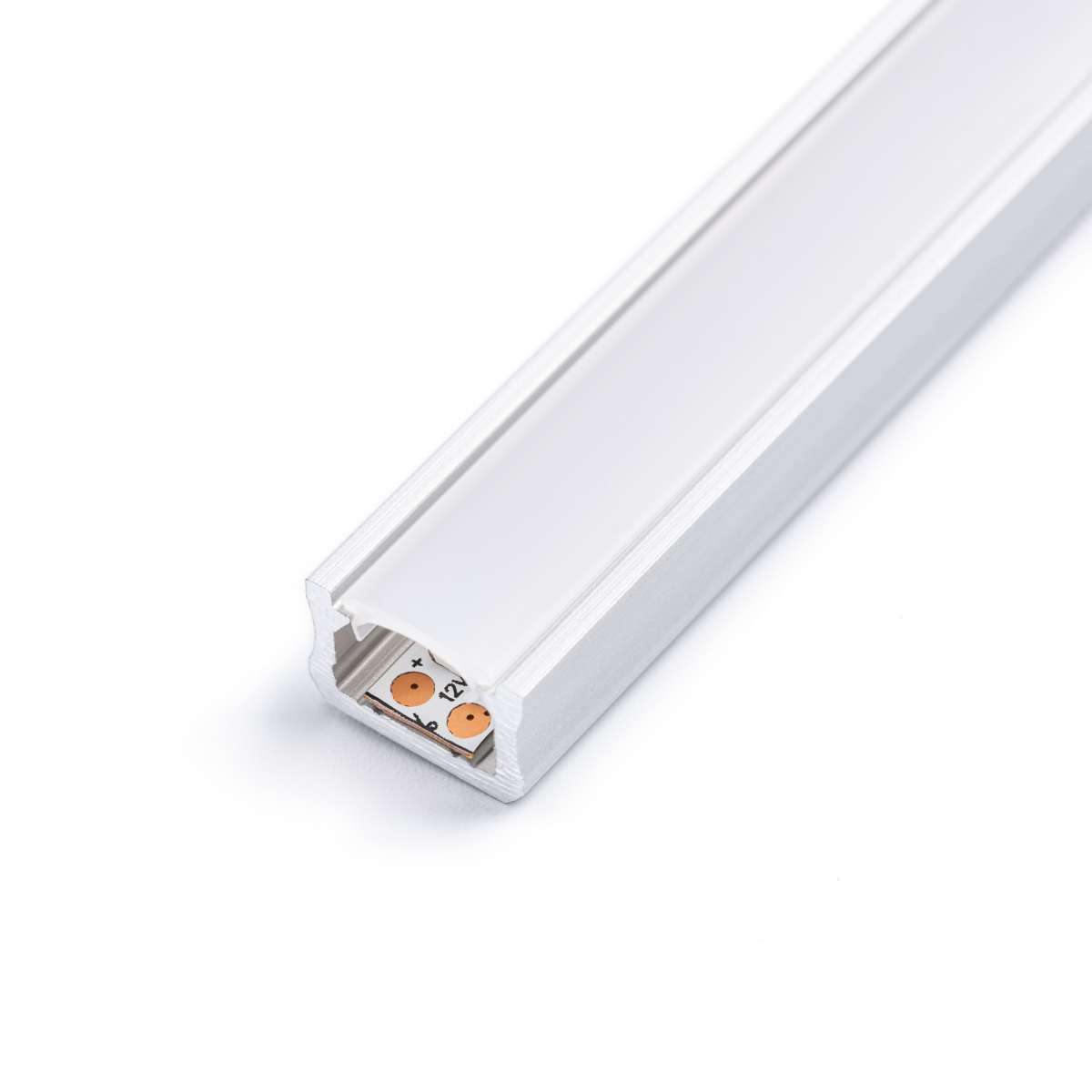Aluminium LED Aufputz Profil, mini, 1,2 x 0,8cm | leds24.com