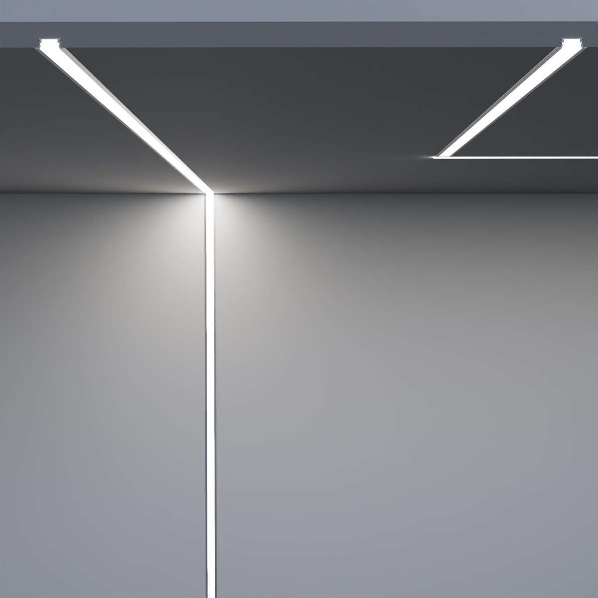 Aluminium LED Einbau Profil, slim, 2,32 x 0,8cm | leds24.com