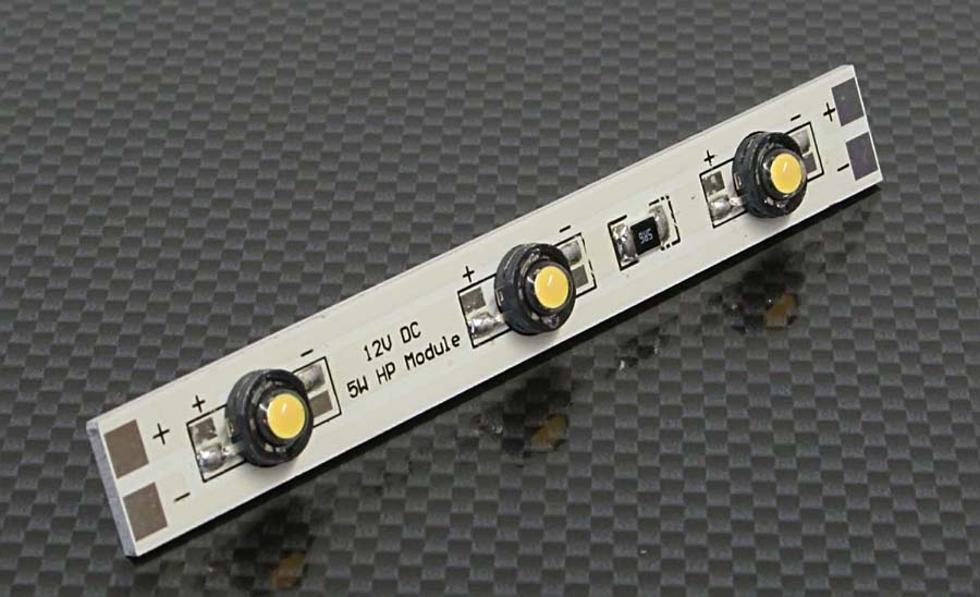 12V High-Power LED Modul – warmweiß – 10cm | leds24.com