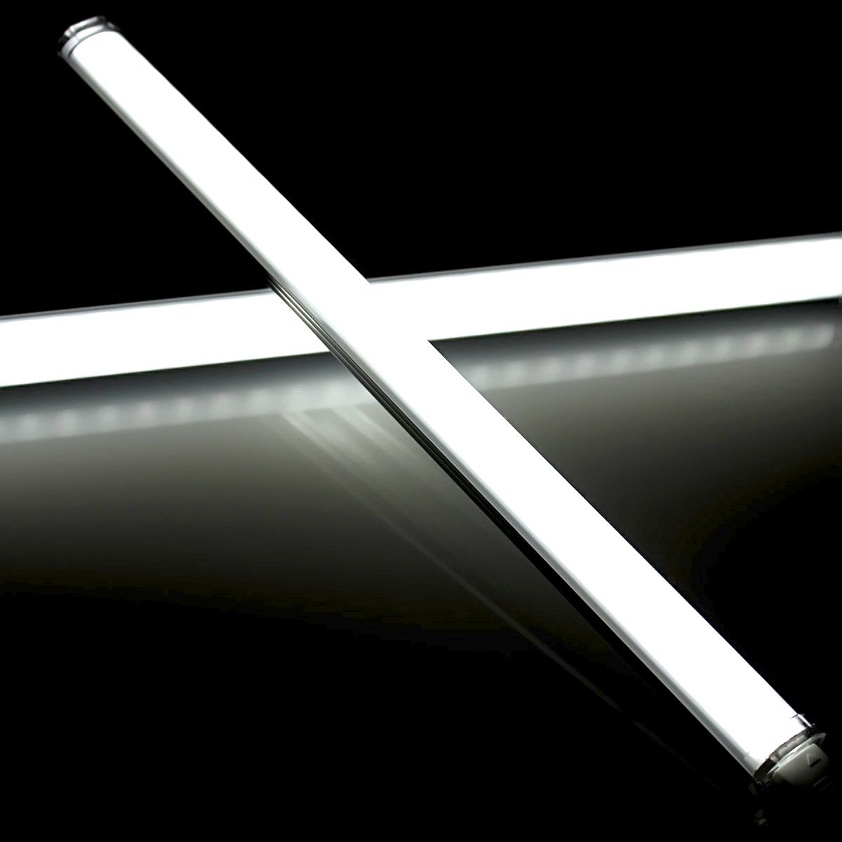 Aluminium LED Lichtleiste steckbar - 21 LEDs auf 30cm 24V weiß - kein ...